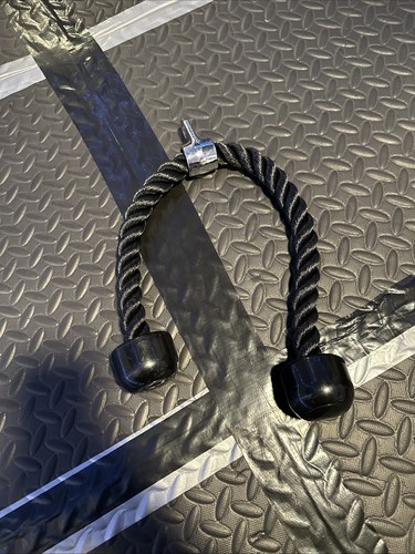 Tricep Cable Attachment Exercise Machine Pulley System Gym Pull Down ...