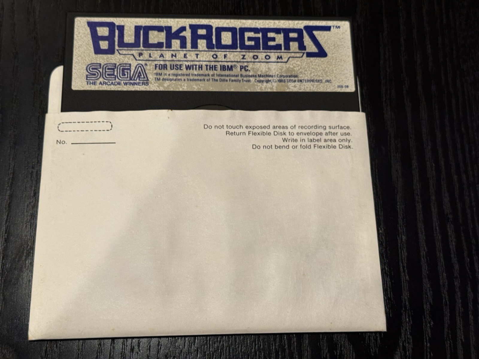 Buck Rogers: Planet of Zoom for the IBM PC, by Sega -- Disk Only ...