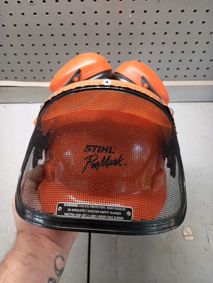 Stihl Pro Mask...Head, Eyes, And Ear Protection | eBay