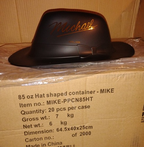 Michael Jackson Movie Top Hat Popcorn Bucket In Hand AMC Theater Early ...