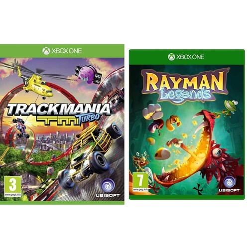 Trackmania Turbo (Xbox One) & Rayman Legends (Xbox One) (Microsoft Xbox ...