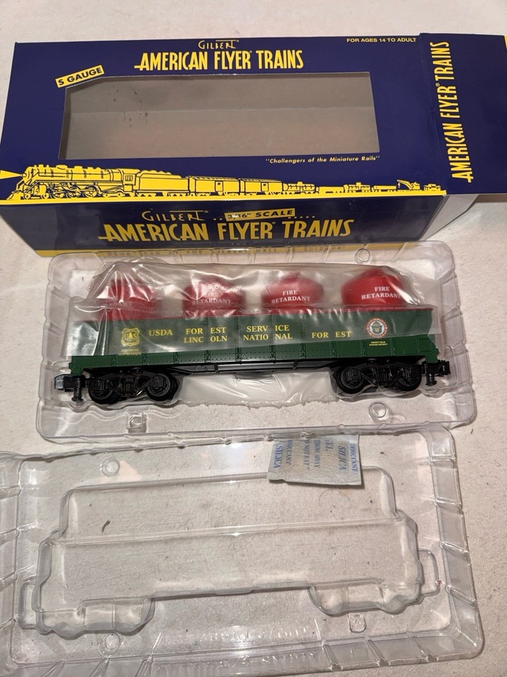 American Flyer S Gauge SMOKEY THE BEAR Gondola Train Car 6-41024 Rare TTOS 2015 | eBay