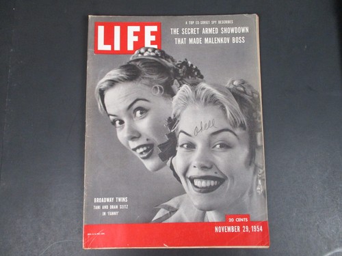 Vintage LIFE Magazine November 29, 1954 Tani, Dran Seitz, Showdown ...