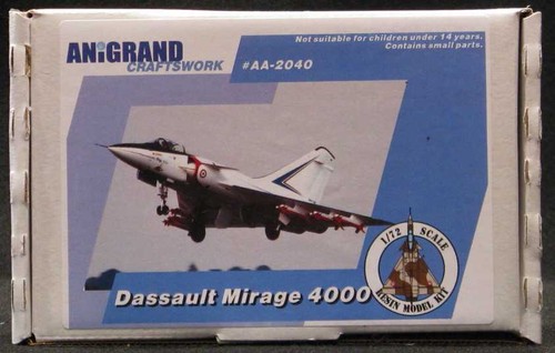 Anigrand Models 1/72 DASSAULT MIRAGE 4000 French Jet Fighter | eBay