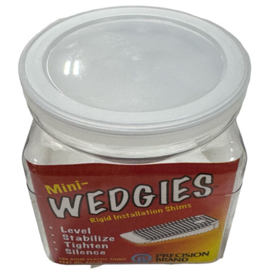 Precision Brand Mini-Wedgies Rigid Transluent Installation Shims 100 ...