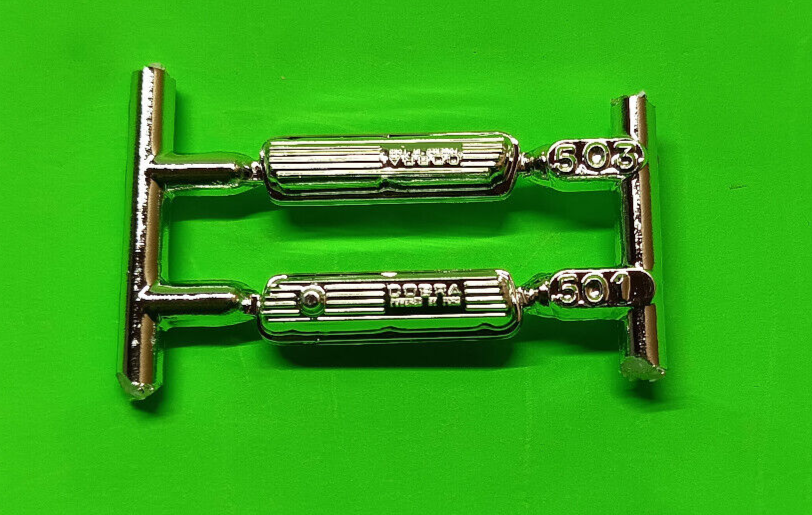 Lot Of 2 AMT 67 1967 Ford Mustang GT 1/25 289 Engine Cobra Chrome Valve ...