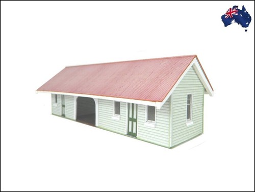 HO Scale Australian Model Railway Buildings QR 44’ WEATHERBOARD RAILWAY ...