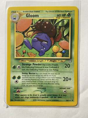 Gloom Neo Genesis Near mint English 36/111 | eBay