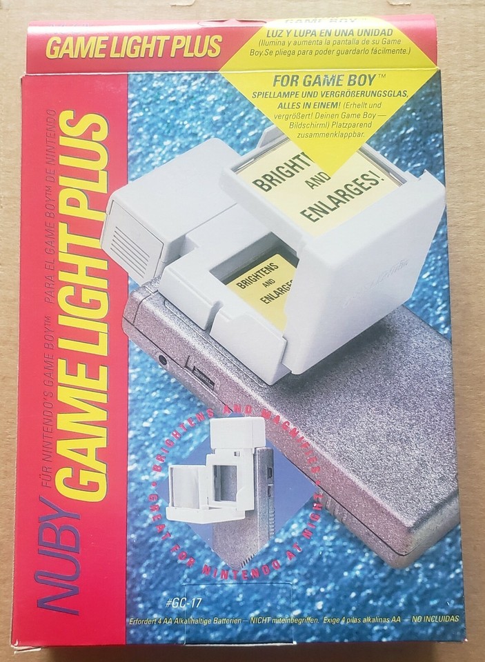 Game Boy Game Light Plus for Original Gameboy (1st Generation) by NUBY ...