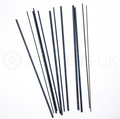 12 x Assorted Blue Tempered Steel Wire Rod Pivot for Clocks | eBay