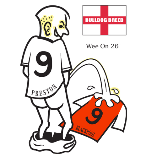 Car Sticker Football Wee/Pee on Your Rival Teams Shirt All UK teams ...