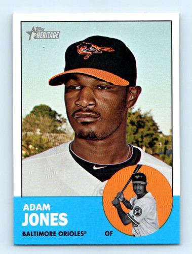 2012 Topps Heritage Adam Jones Baltimore Orioles #319 | eBay