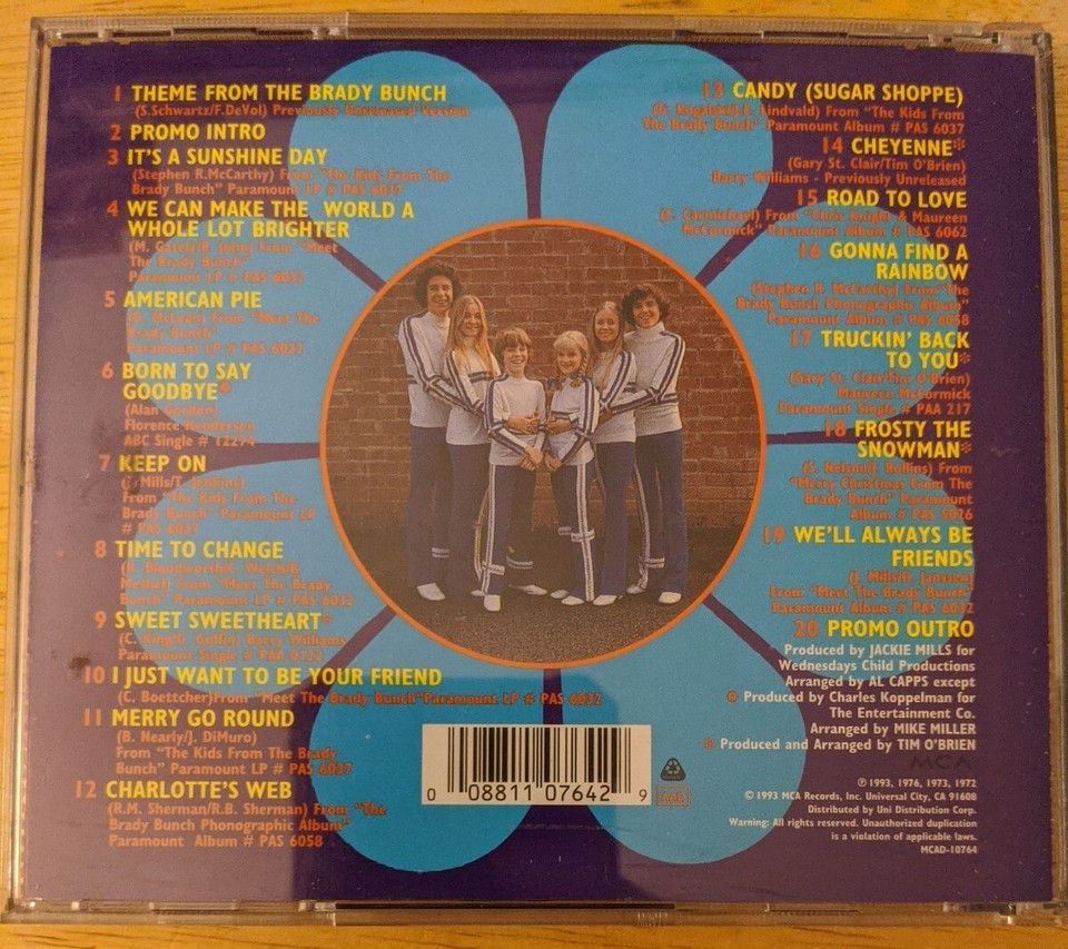 It's a Sunshine Day - Best of the Brady Bunch by The Brady Bunch (CD ...
