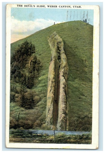 1923 Incline View, Devil's Slide Weber Canyon Utah UT Posted Vintage ...