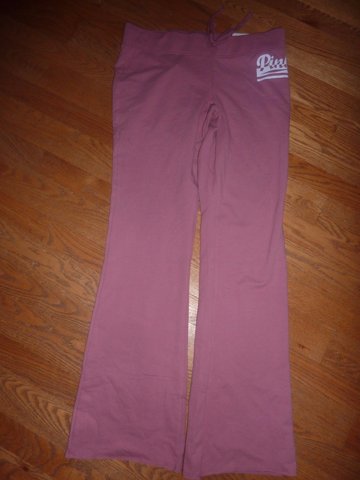 VICTORIAS SECRET PINK CURSIVE "PINK" APPLIQUE HOODIE PANT SET OR ...