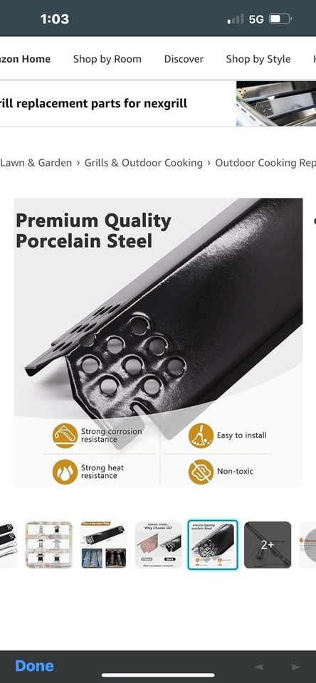 Hiorucet Grill Replacement Parts for Nexgrill 2 Burner 720-0864, 720 ...