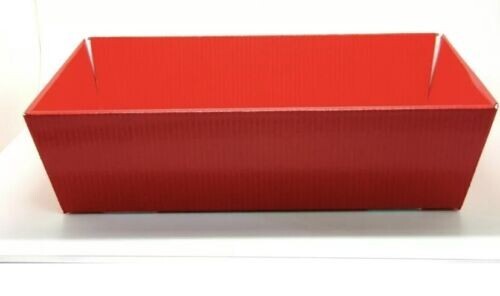 Hamper Tray Red Gift Boxes DIY Christmas Easter Gift Cardboard Hamper ...