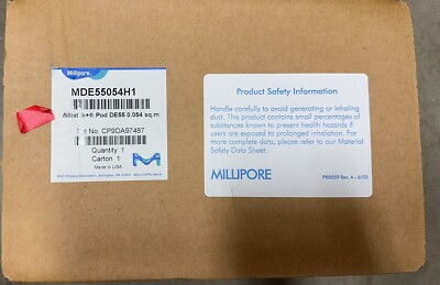 Millistak+® Pod Depth Filter, DE55 media series, 0.054 ㎡ surface area ...