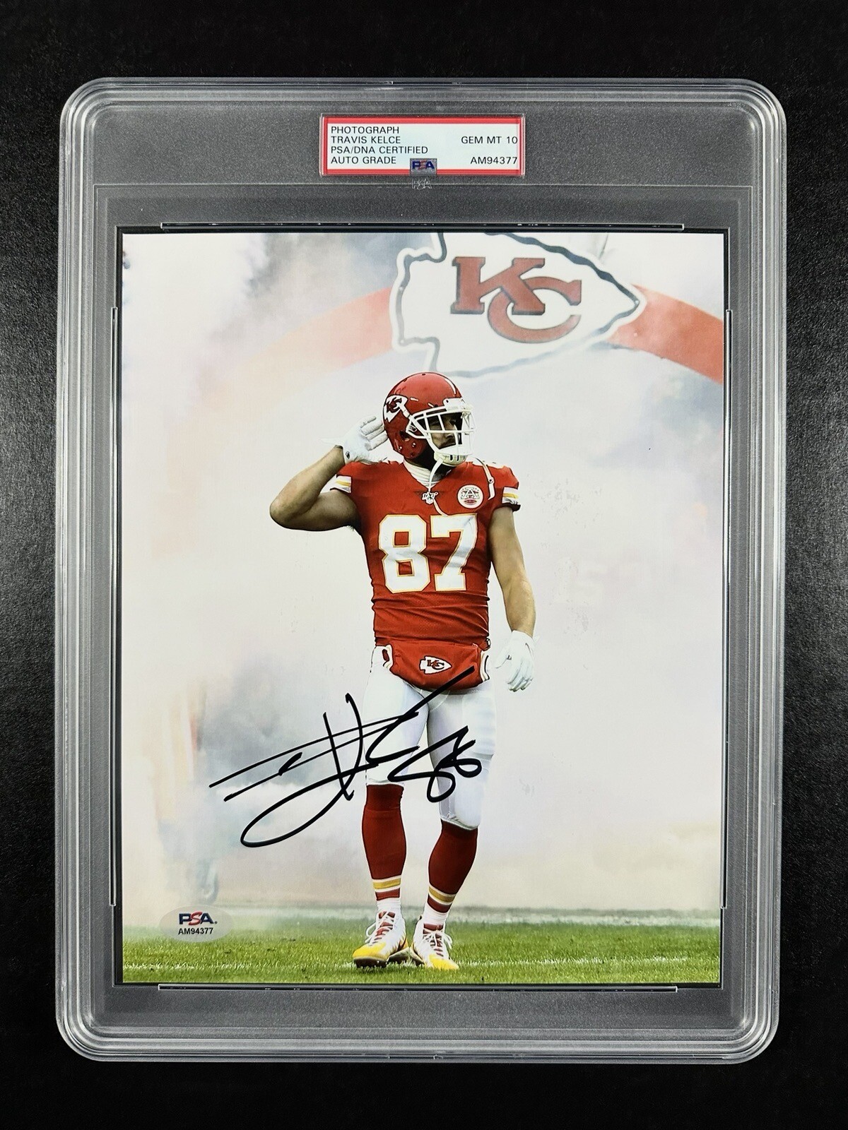 Travis Kelce Autographed Memorabilia | Signed Photo, Jersey ...