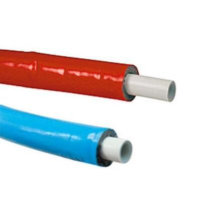 R999IY210 Tubo multistrato PEX-b/Al/PEX-b coibentato 14x2 6mm-rosso ...