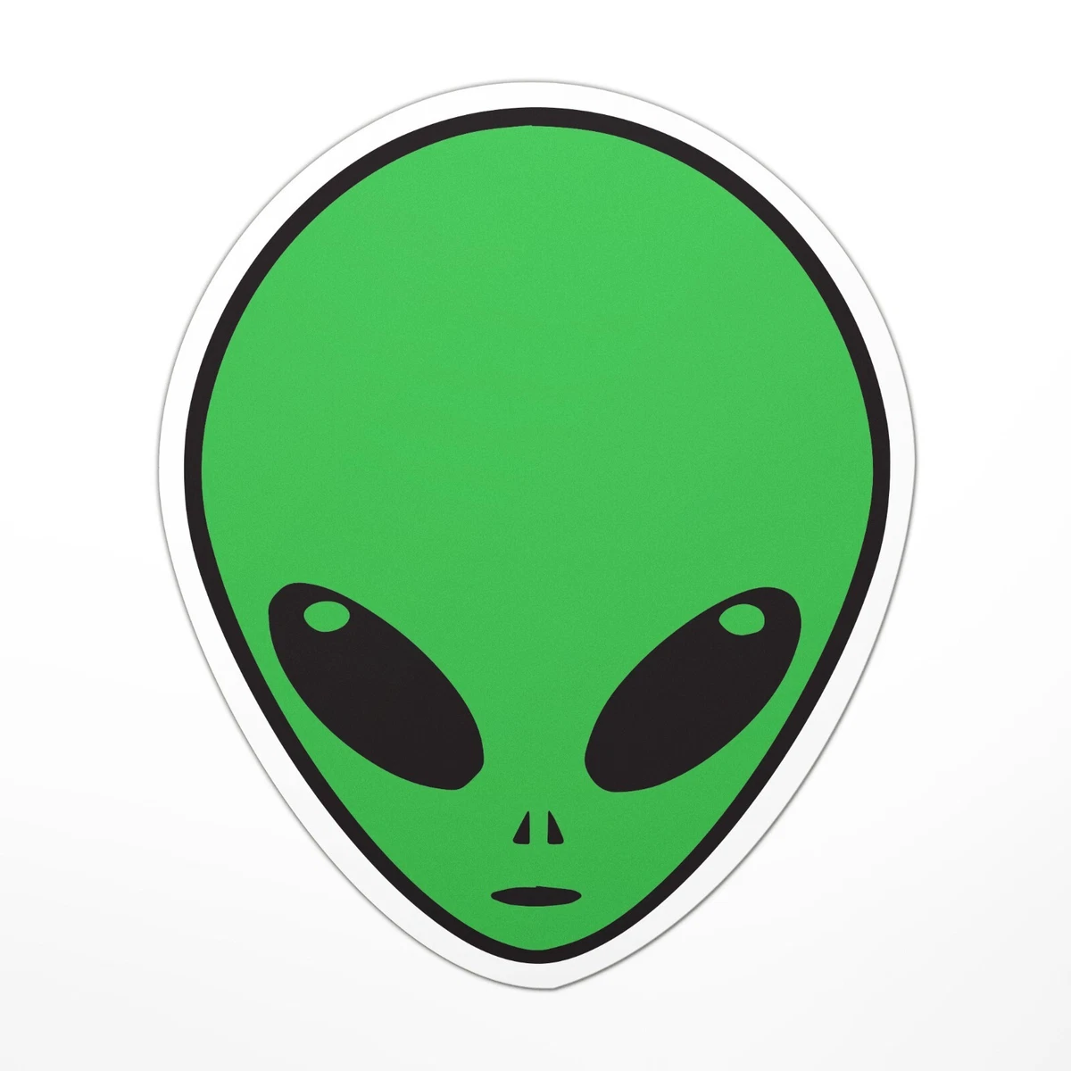 Green Alien Head