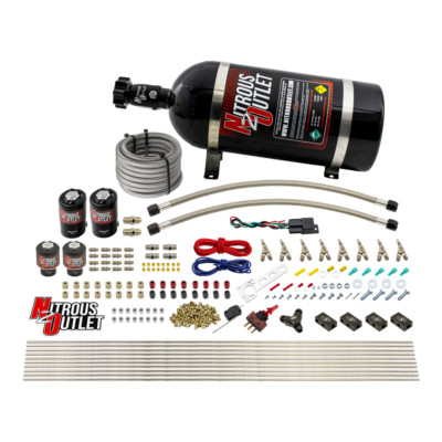 Direct Port Fogger Nitrous Kit 8 Cylinder- .122 Nitrous/ .177 Fuel ...