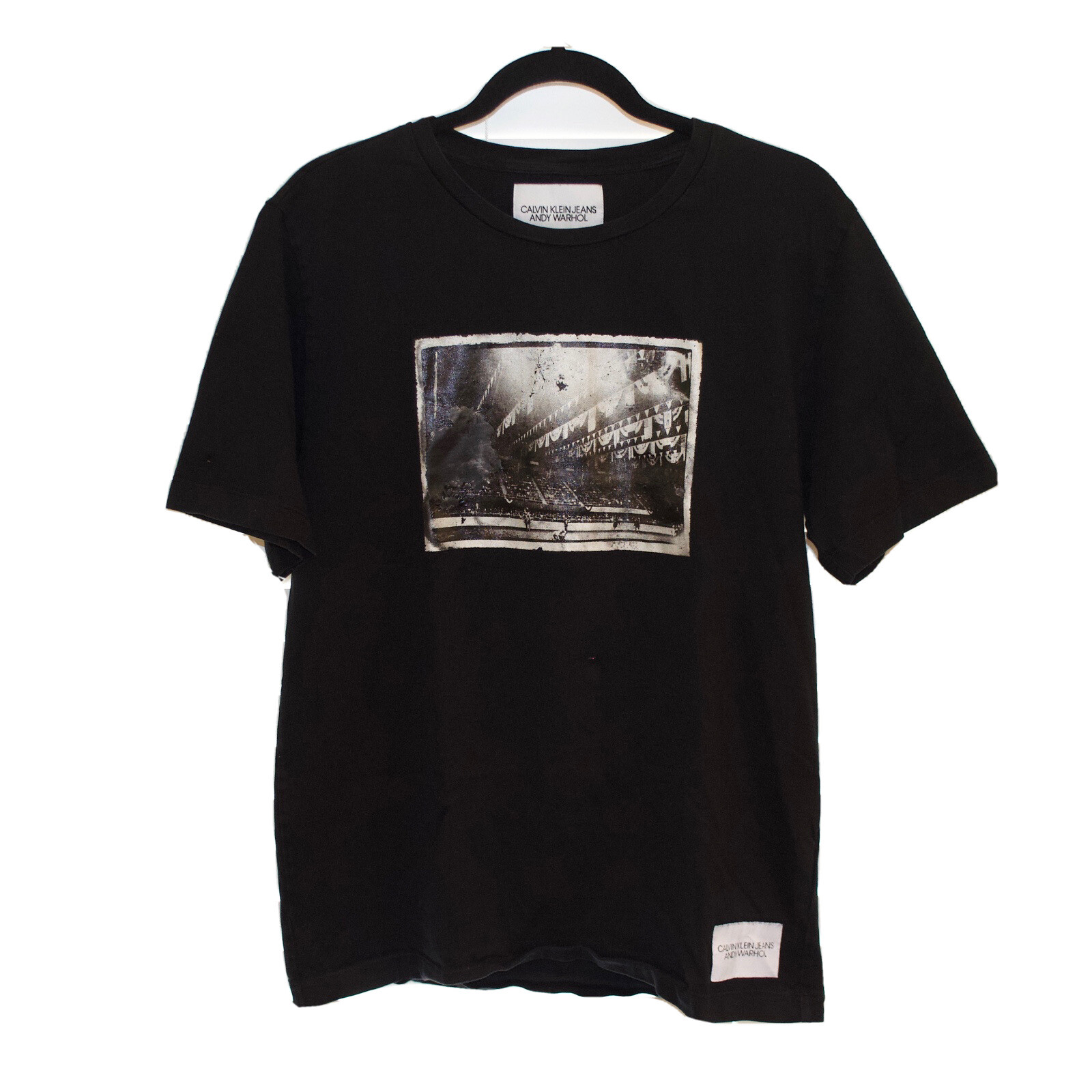Calvin Klein x Andy Warhol collab T-shirt black XL 20… - Gem