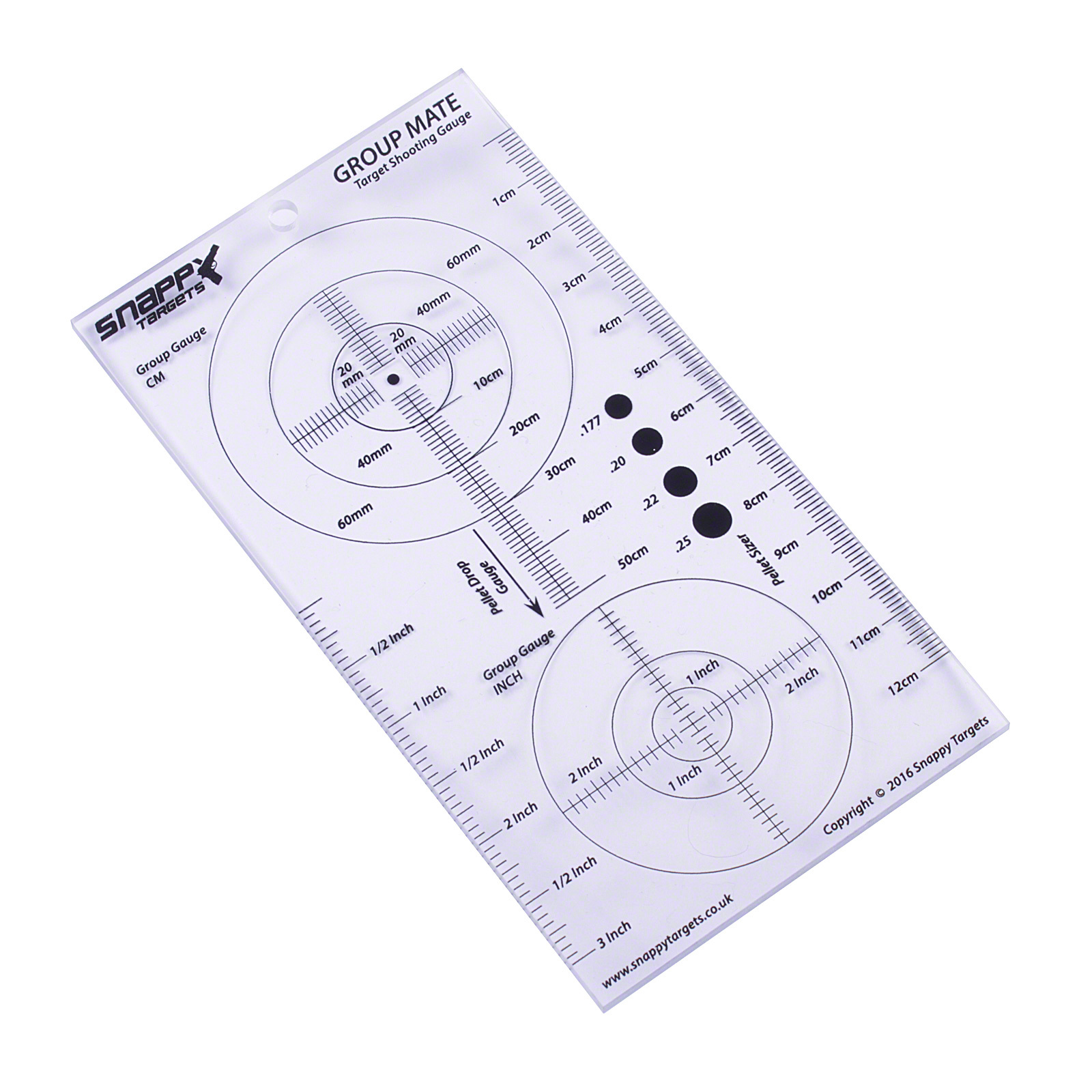 Snappy Targets Group Mate Target Shooting Gauge Air Rifle Gun Pistol ...