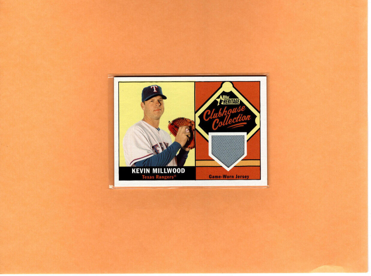 Kevin Millwood 2010 Topps Heritage #CCR-KMI Clubhouse Collection Relics ...