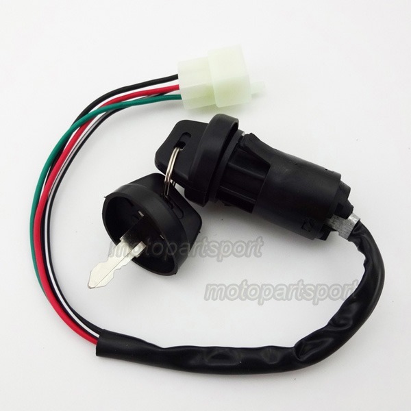 ATV Ignition Key Switch For Bashan Shineray Shenke Eagle 250cc Quad 4 ...