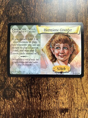 Harry Potter 10/116 Hermione Granger Base Set Holo Foil Trading Card ...