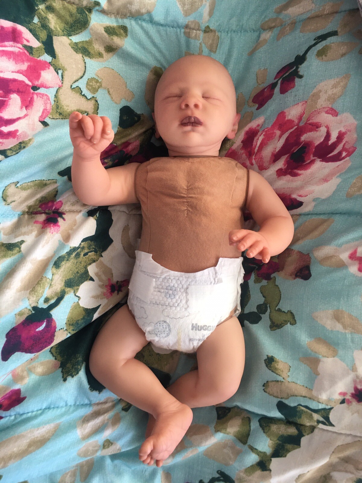 Realborn Dominic Sleeping Newborn Reborn Biracial/AA/Ethnic Baby Boy | eBay