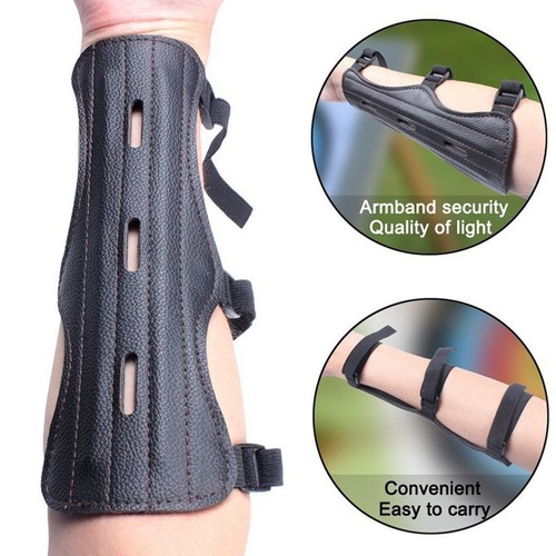 Archery Arm Guard Traditional Leather Bracer For Longbow & Bow Recur ...