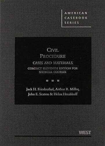 Civil Procedure (American Casebook Series) - Hardcover - GOOD ...