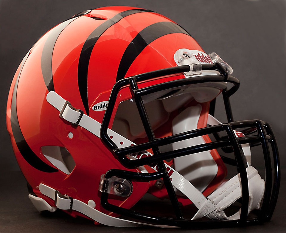 CINCINNATI BENGALS NFL Authentic GAMEDAY Football Helmet w/ S2BDC-SP ...