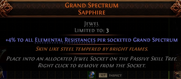Grand Spectrum Sapphire Path of Exile 2 Rise of the Abyssal SC Third ...
