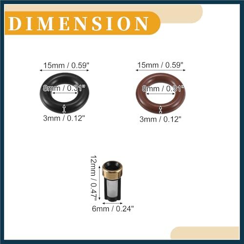 Fuel Injector Seal O Ring - Car O-Ring Rebuild Repair Kit - for ...