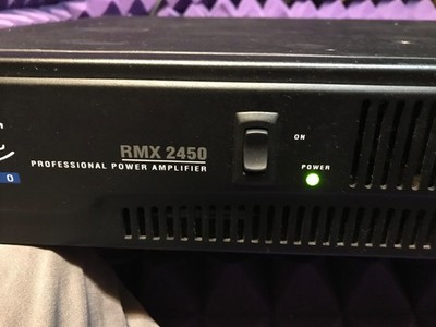QSC rmx2450 power amplifier in excellent shape, bridged mono 2400 watts ...
