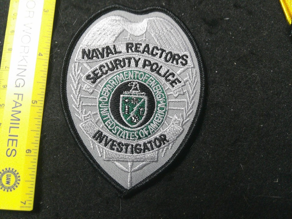 Federal DOE Energy Navy Naval Reactors Police NY patch Investigator ...