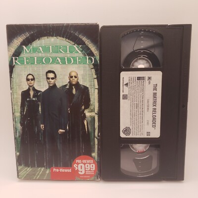 Matrix Reloaded (VHS, 2003) 85392185139| eBay