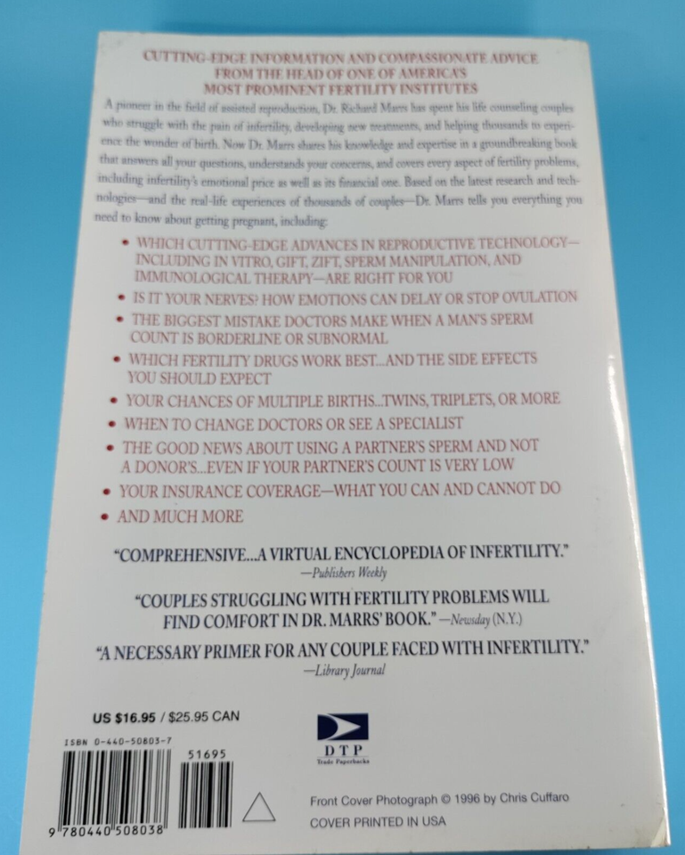 Dr. Richard Marrs M.D. Fertility Book America s Leading Infertility ...