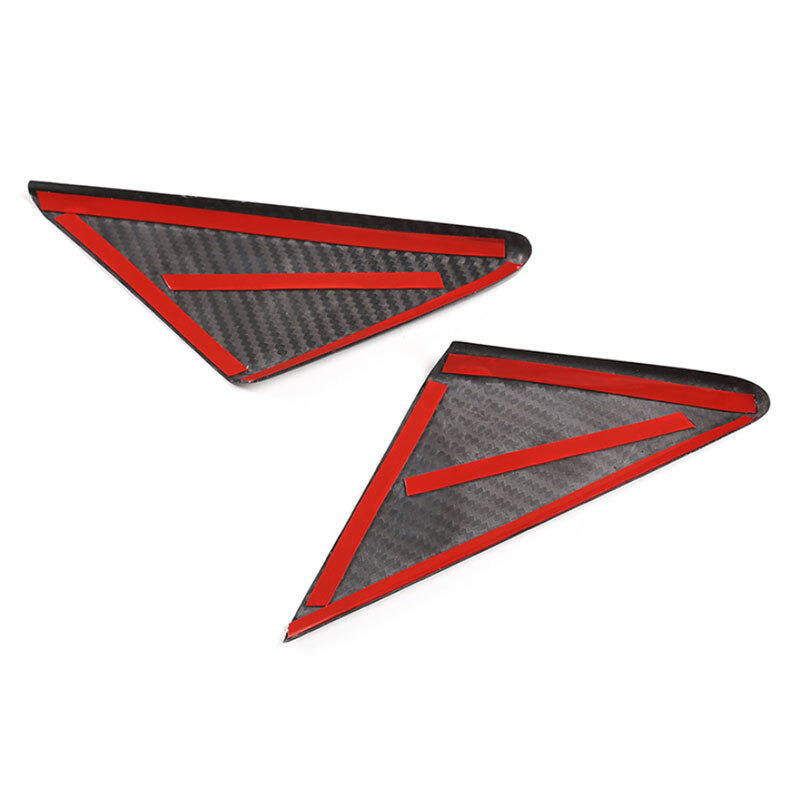 2X Real Carbon Fiber Front A-pillar Triangle Trim Fit For Porsche 718 ...