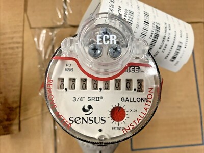 NEW Sensus SRII 3/4" ECRDM-S ECR REGISTER HEAD ONLY Water Meter 1000 ...