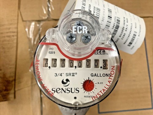 NEW Sensus SRII 3/4" ECRDM-S ECR REGISTER HEAD ONLY Water Meter 1000 ...