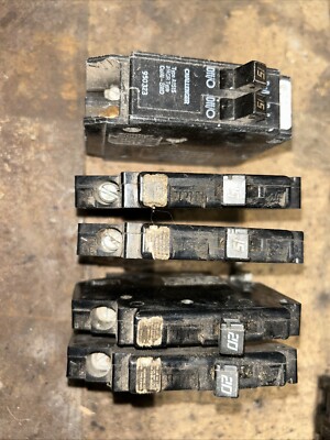 Qty 5 Challenger 15 Amp And 20 Amp 120V Circuit Breakers | eBay