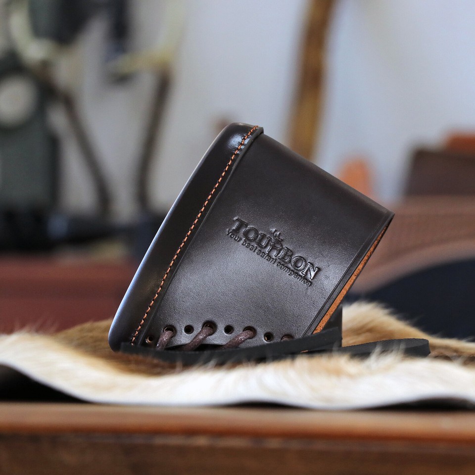 TOURBON Shooting Leather Slip-on Rifle Stock Cover Recoil Pad Gun Butt ...