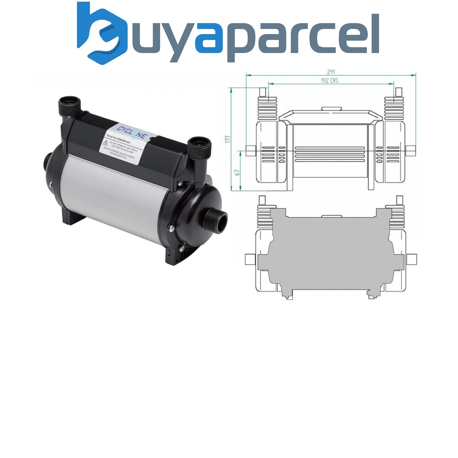 Stuart Turner 1.5 Bar Twin Impeller Shower Pump - Bristan Varispeed ...