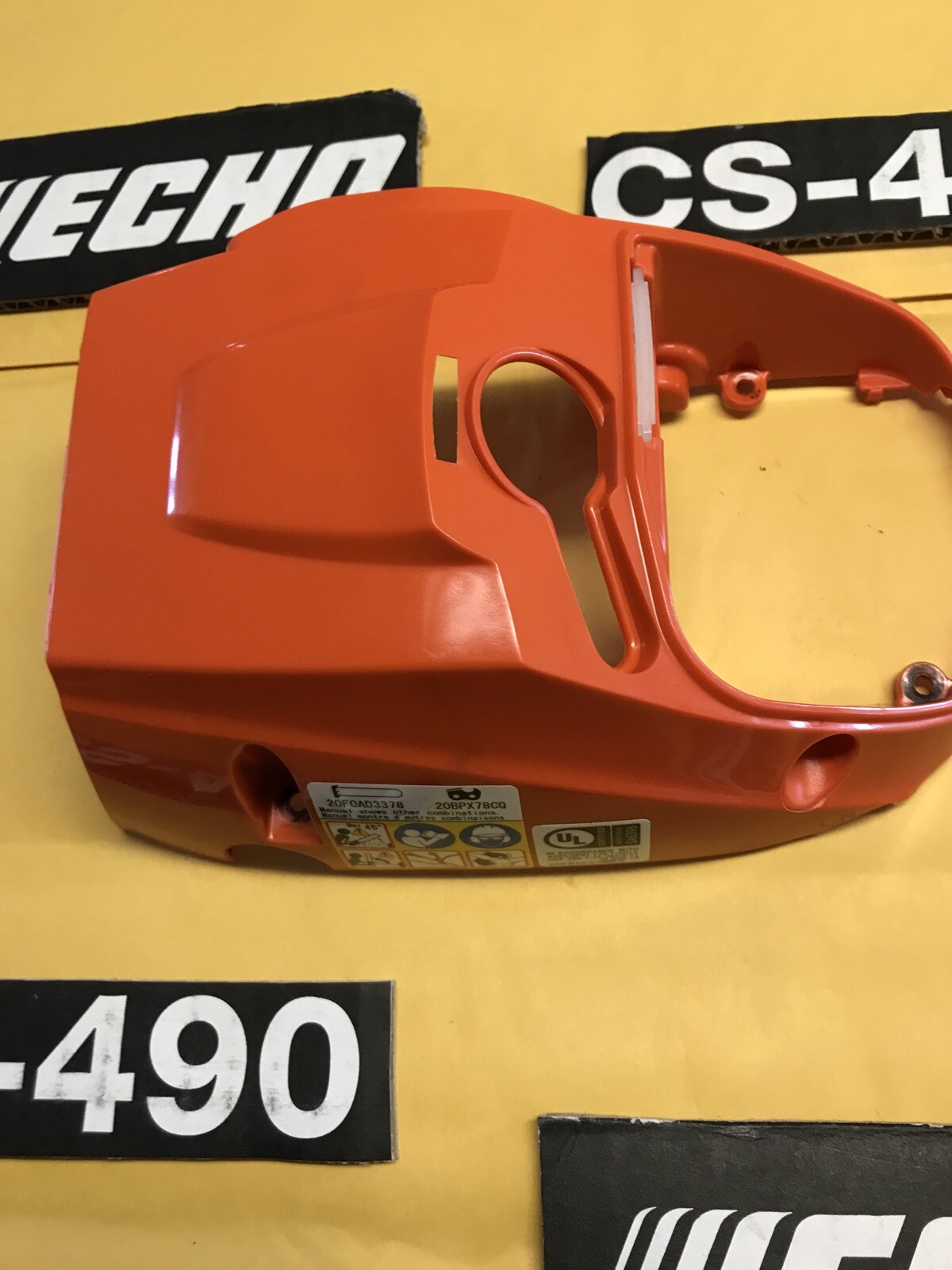 NEW ECHO CS 490 CS-490 CHAINSAW Cylinder Top Cover Assembly GENUINE OEM ...