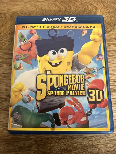 The Spongebob Movie Spongebob Out Of Water Blu-Ray 3-D + Blu-Ray ...