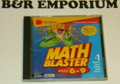 Math Blaster Jr. - (Ages 4 to 7) - (1996 Davidson & Associates) - Used ...